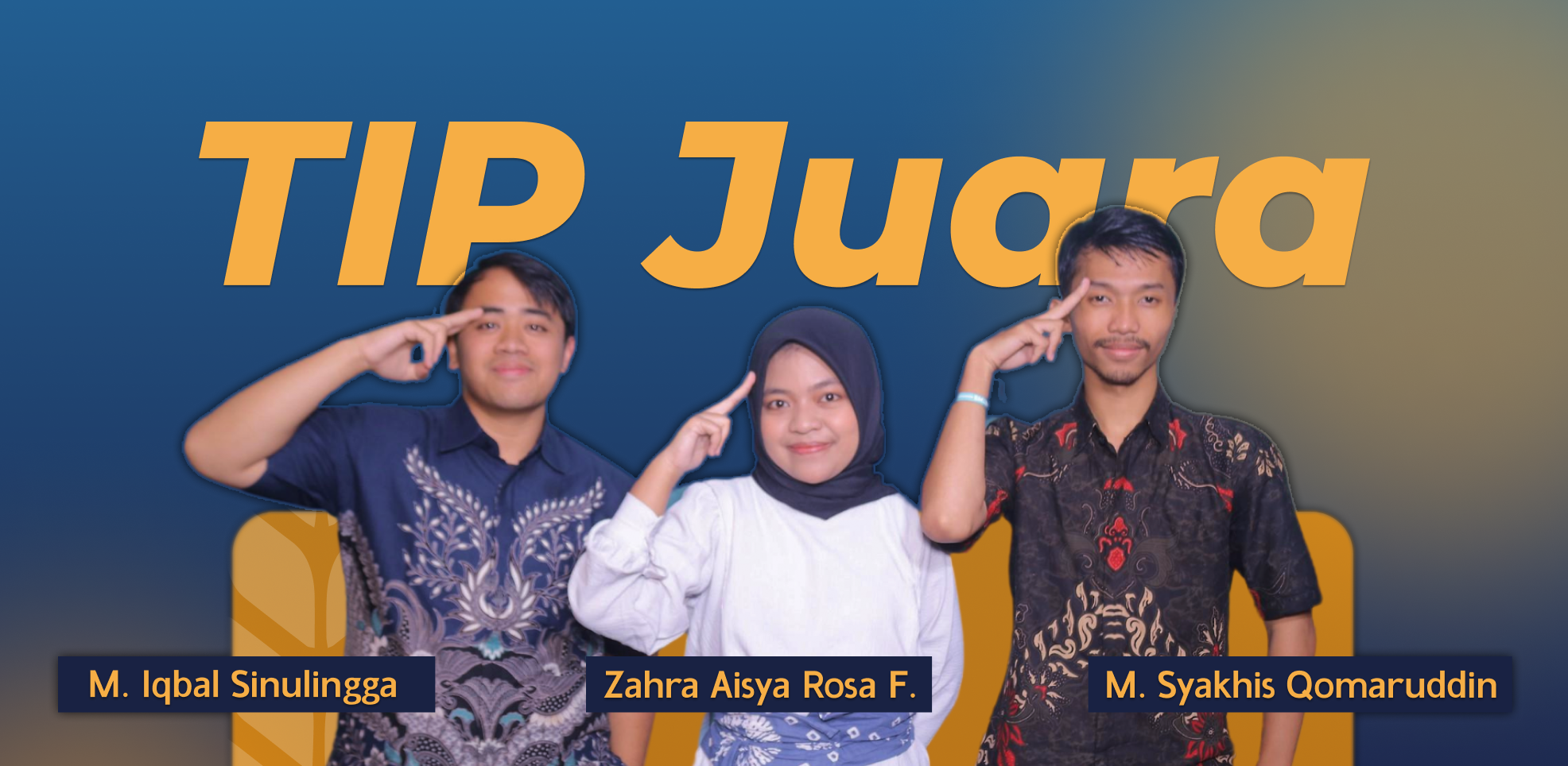 TIP JUARA! Mahasiswa TIP UGM memperoleh 1st Runner Up pada Engineering ...